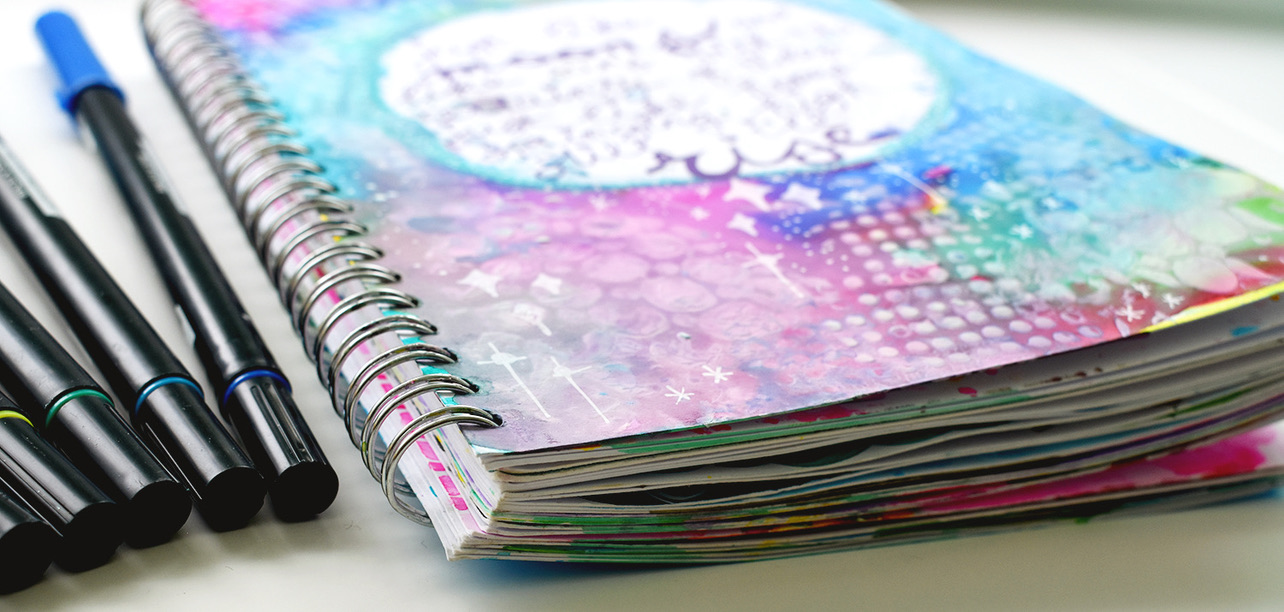 Hoe maak je een art journal met Tombow markers - The Creative Playground